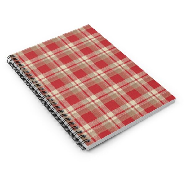 Anne Frank Plaid Spiral Notebook – Inspired by Anne Frank